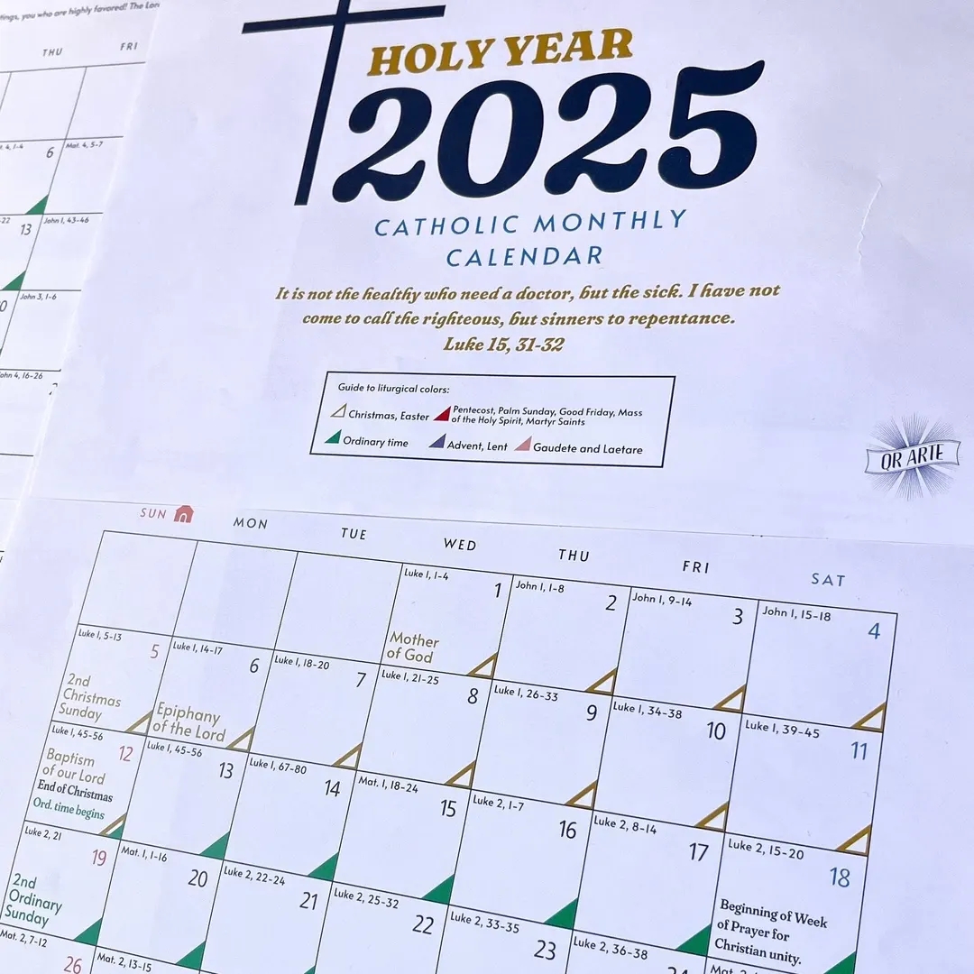 Printable 2025 Liturgical Calendar For Catholics - Calendar 2025 Printable